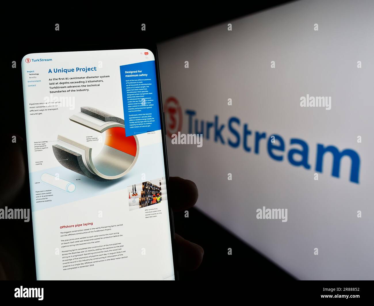 Turkstream logo hi-res stock photography and images - Alamy
