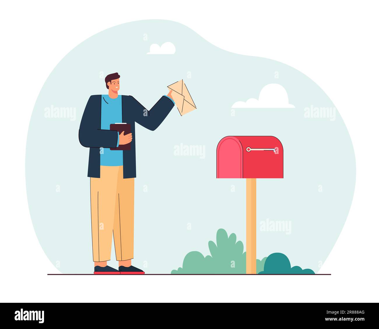 Sending letter hi-res stock photography and images - Alamy