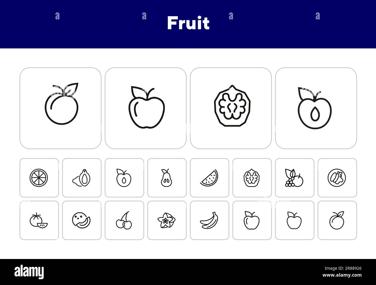 Fruit and veg market Stock Vector Images - Alamy