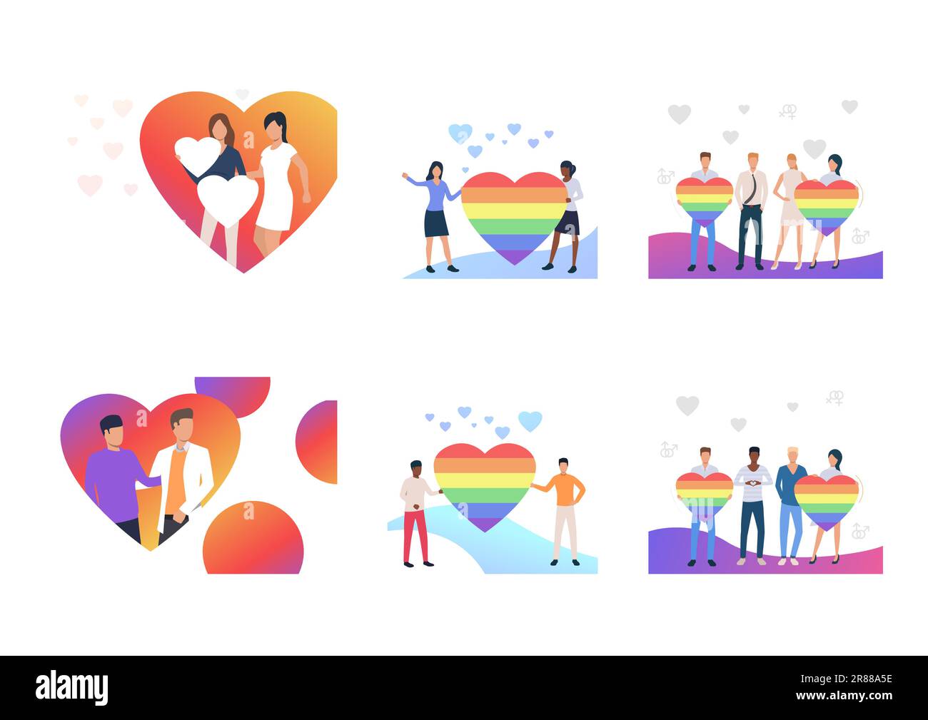 Homosexual movement Stock Vector Images - Alamy