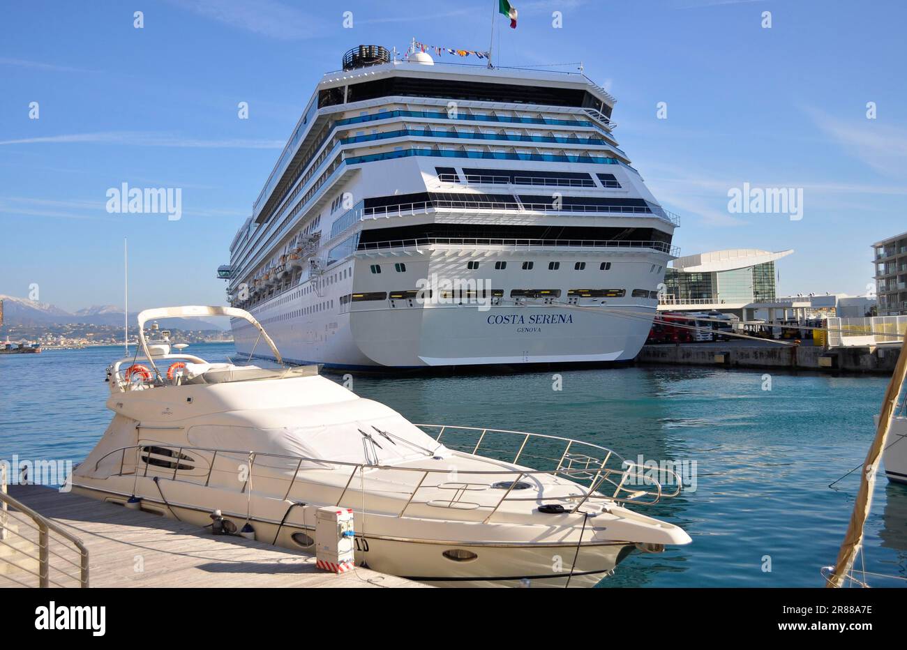 Cruise ship Costa Serena in port in Savona Stock Photo - Alamy