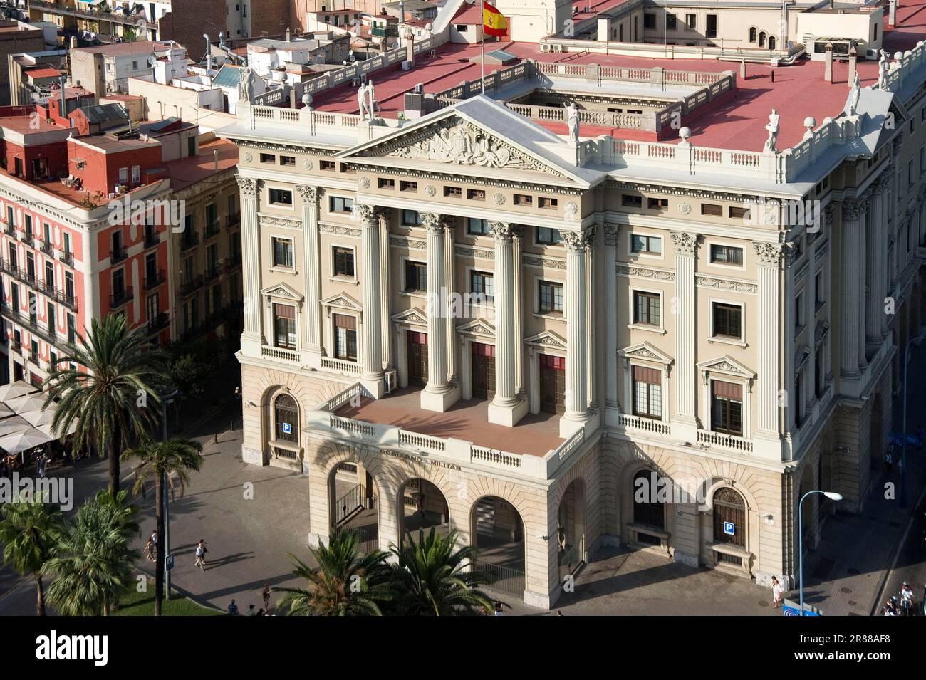 Spain barcelona military government building hi-res stock photography ...