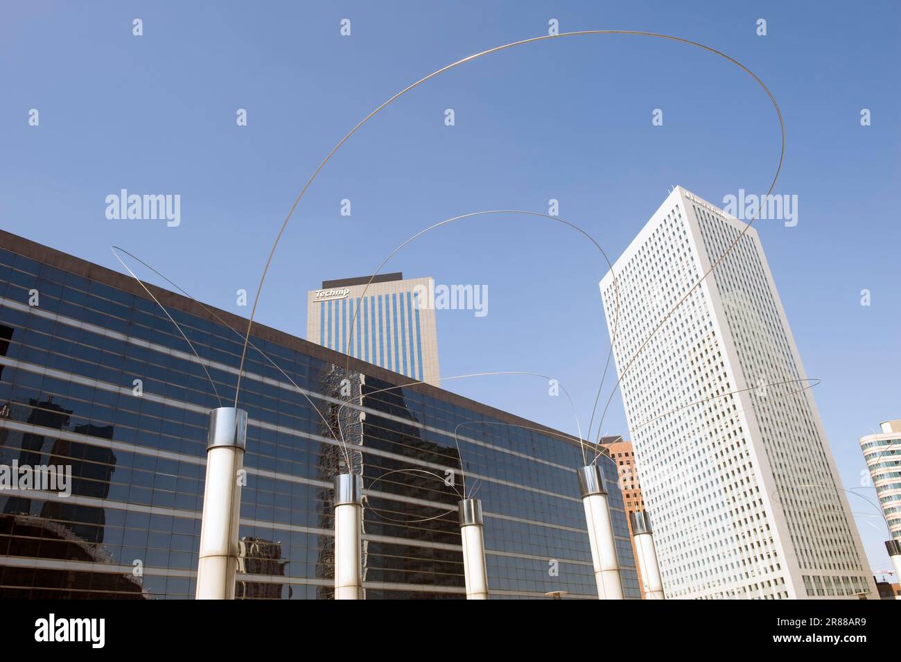 High-rise buildings, La Defense, business district, Paris, France Stock ...