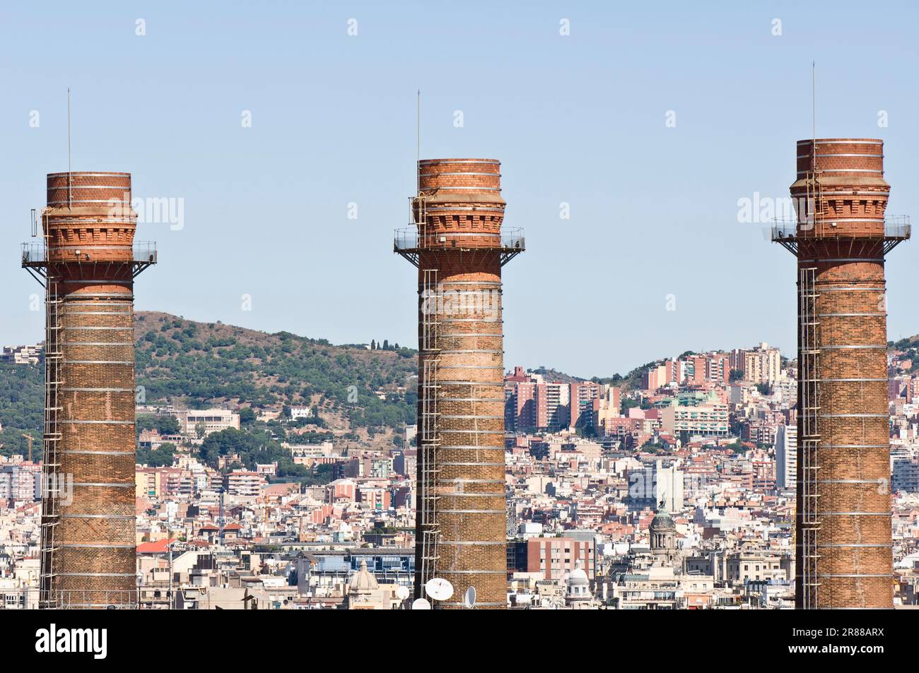 The three chimneys barcelona hi-res stock photography and images - Alamy