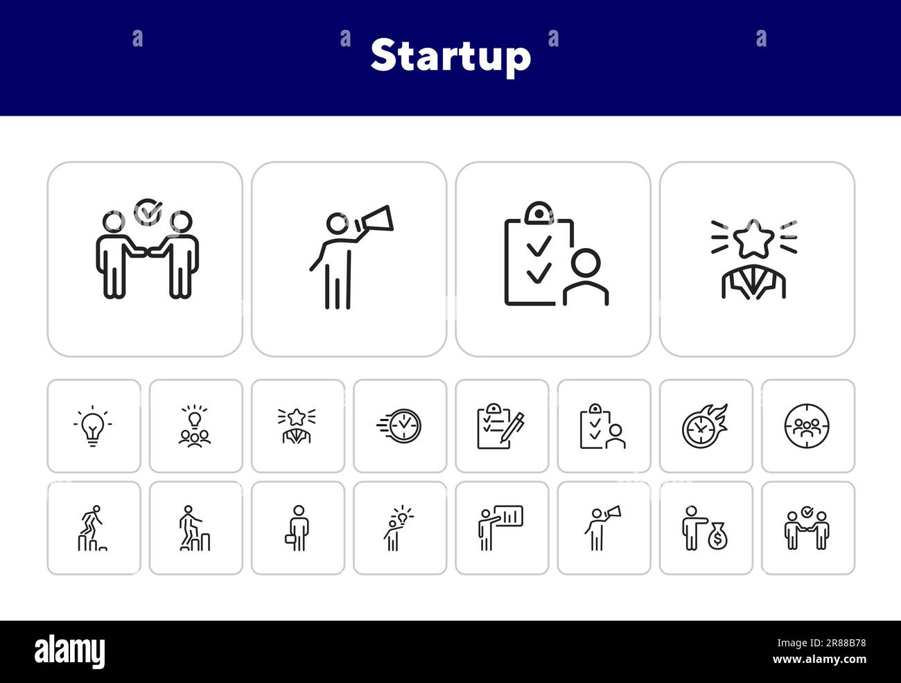 Audience startup Stock Vector Images - Alamy