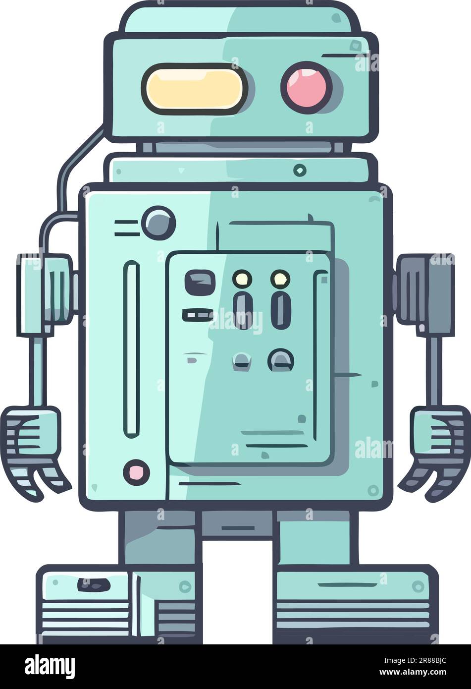 Futuristic cyborg engineer machinery Stock Vector Image & Art - Alamy