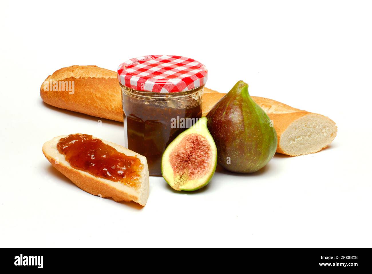Fig jam (Ficus carica) Figs and baguette, figs, fig, fig jam, fig jam ...