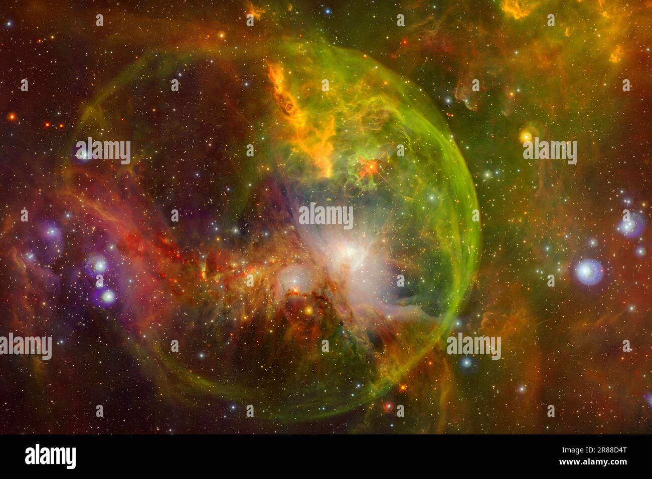 Beauty of endless cosmos. Science fiction wallpaper. Elements of this ...