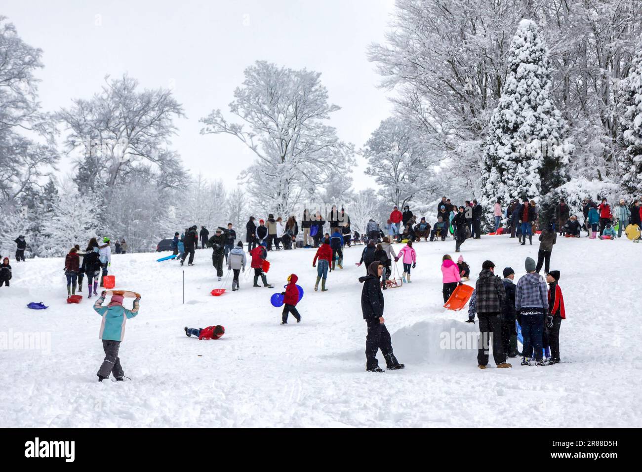 Winter Scene in East Grinstead Stock Photo - Alamy
