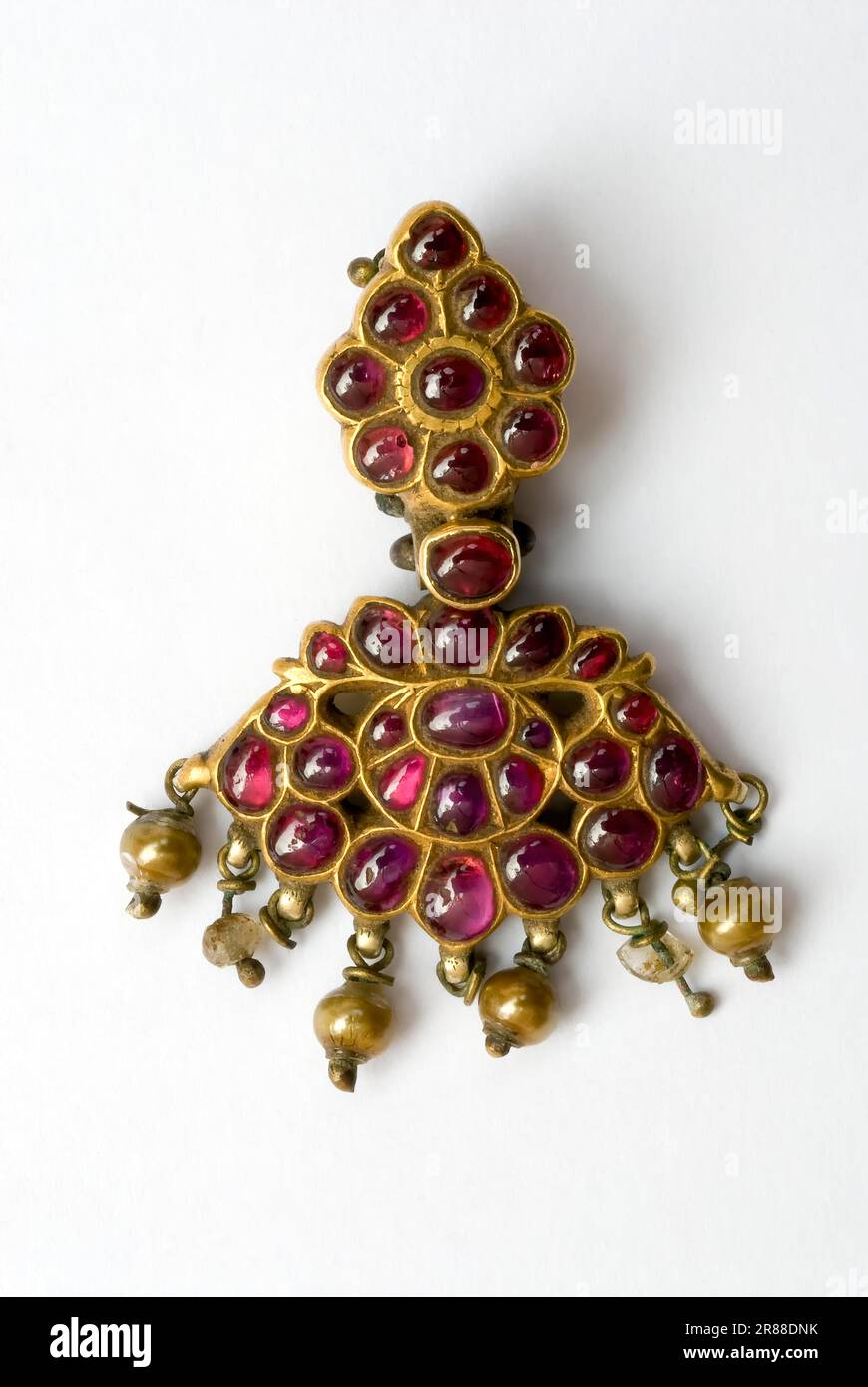 Ruby Pendant Gold, 140 years old, Found in Coimbatore, Tamil Nadu ...
