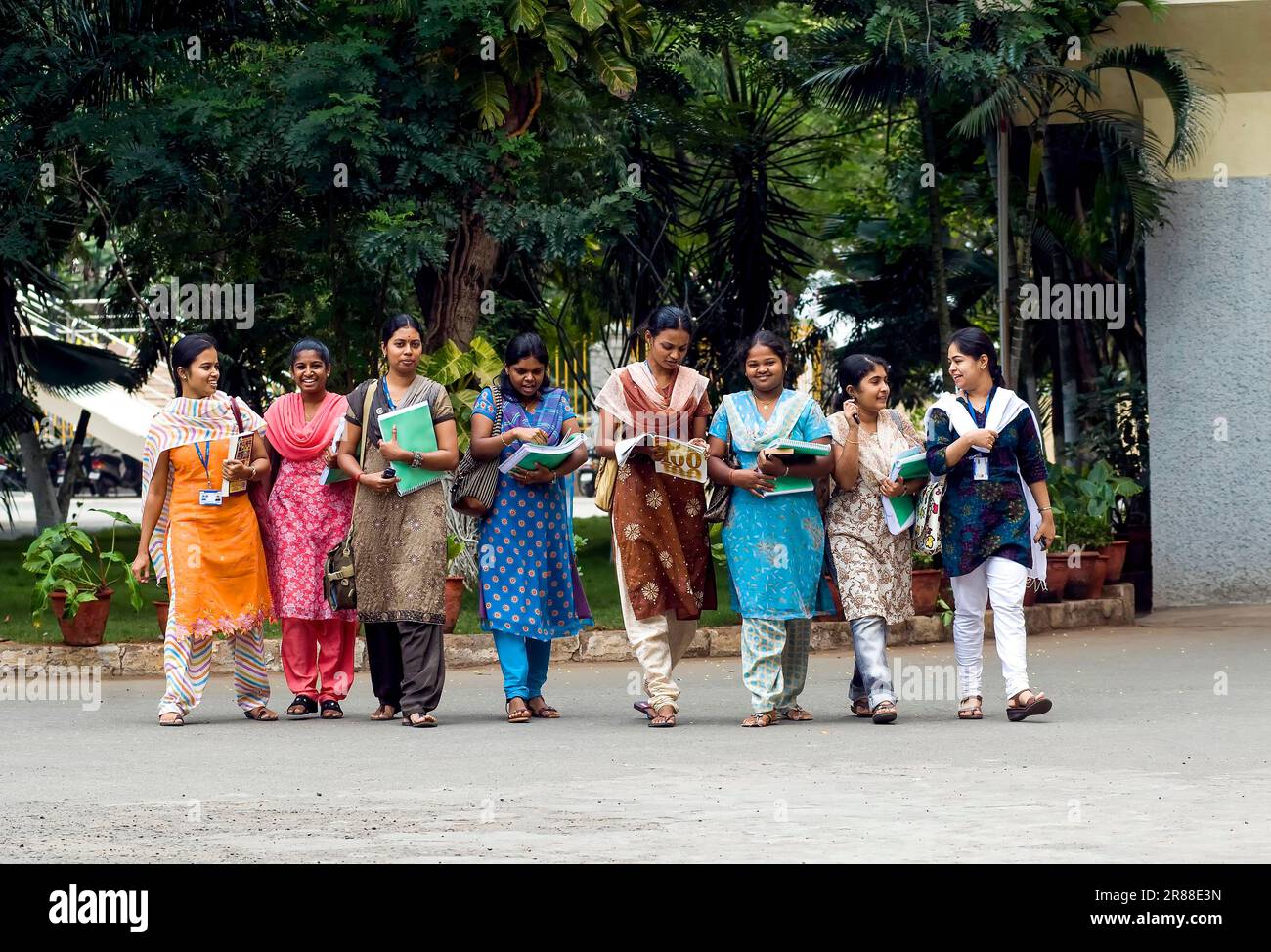 20years Old Indian College Girls In The College Premises At Coimbatore