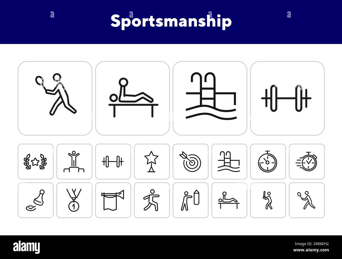 Sportsmanship illustration Stock Vector Images - Alamy