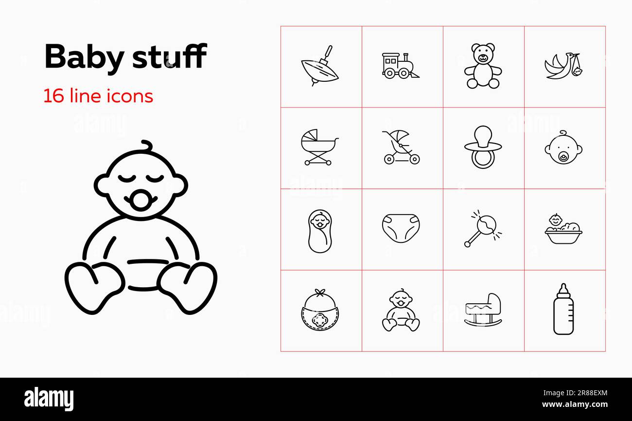 Baby sleeping app Stock Vector Images - Alamy