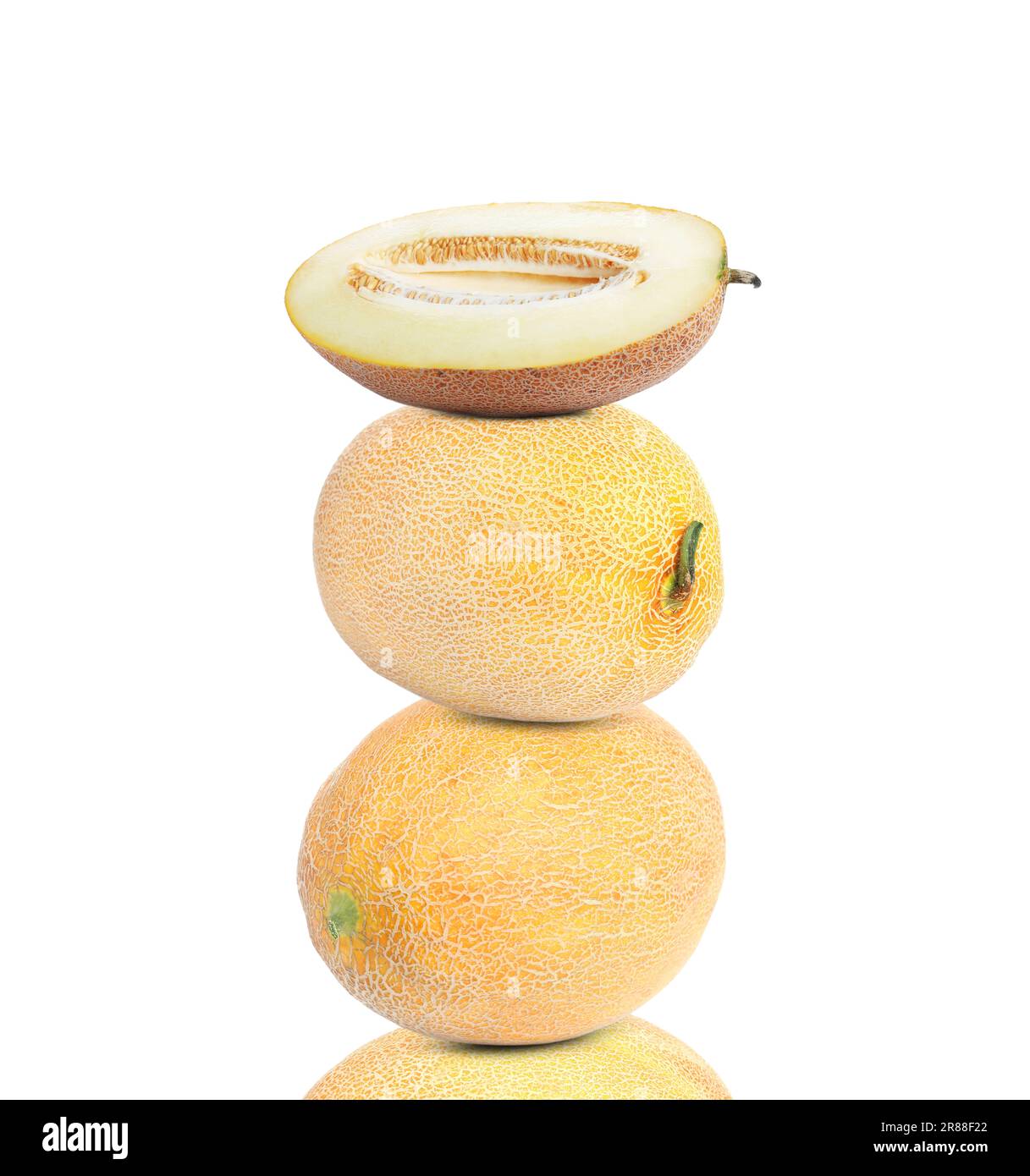 Ripe yellow melons stacked hi-res stock photography and images - Alamy