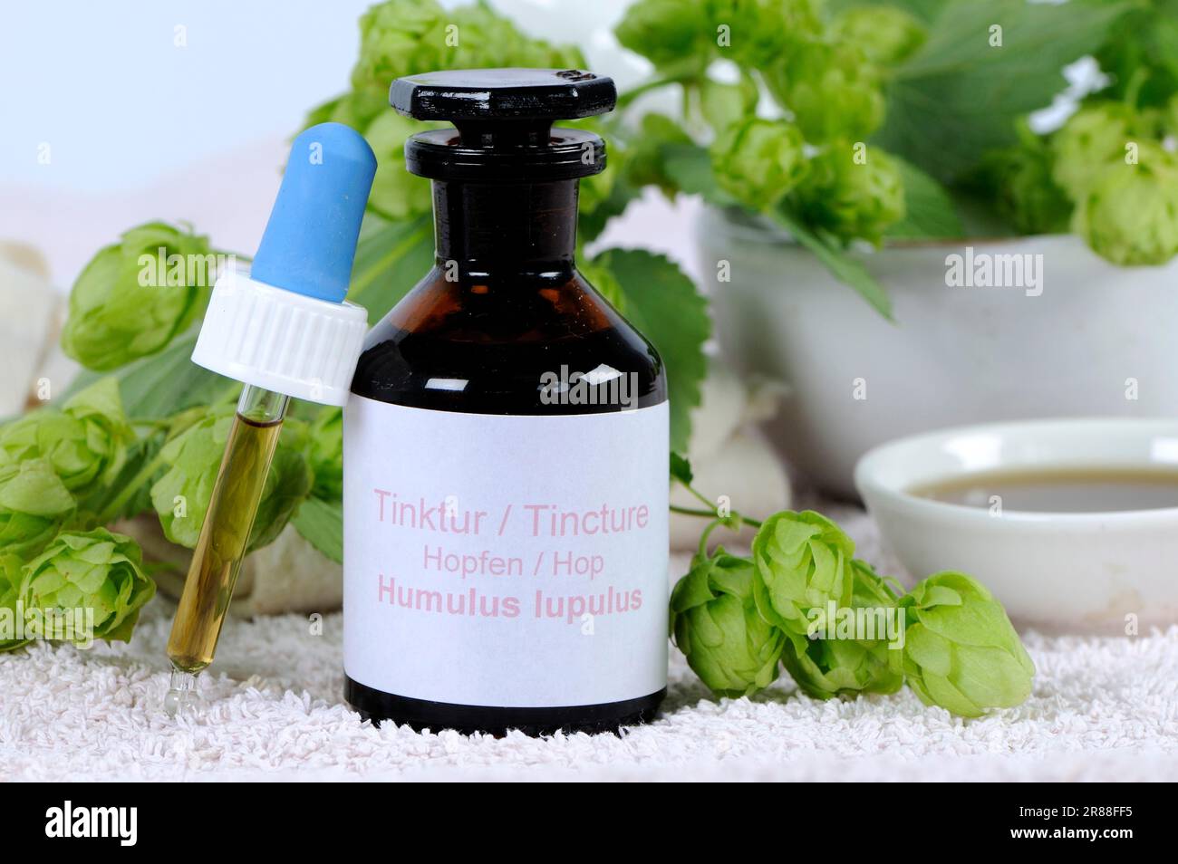 Hop tincture hi-res stock photography and images - Alamy