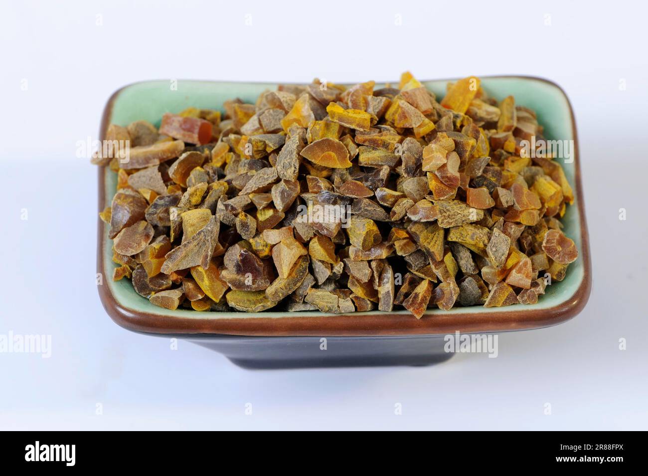 Curcuma root tubers (Curcumae Radix), Yu Jin, freehand, object Stock ...