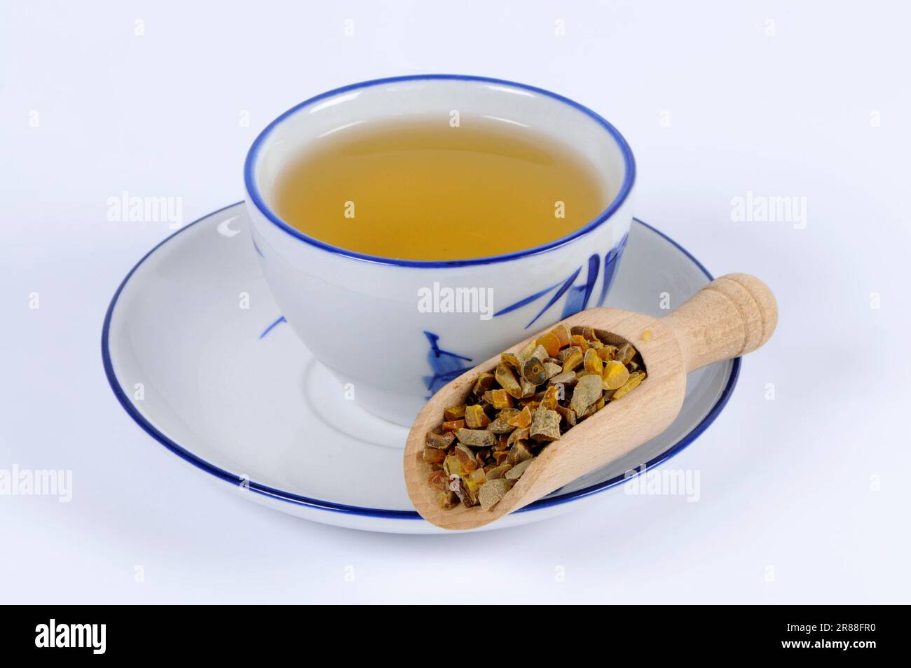 Cup of Turmeric Root Tuber Tea (Curcumae Radix), Yu Jin Stock Photo - Alamy