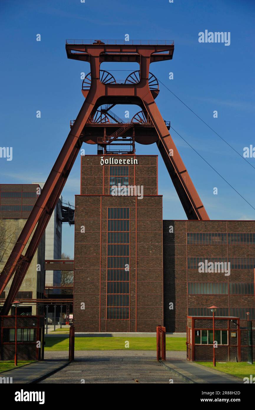 Industrial Monument Zollverein Colliery, Essen, Ruhr Area, North Rhine ...
