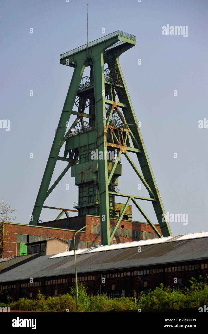 Pithead, Lohberg Colliery, Dinslaken, Ruhr Area, North Rhine-Westphalia ...