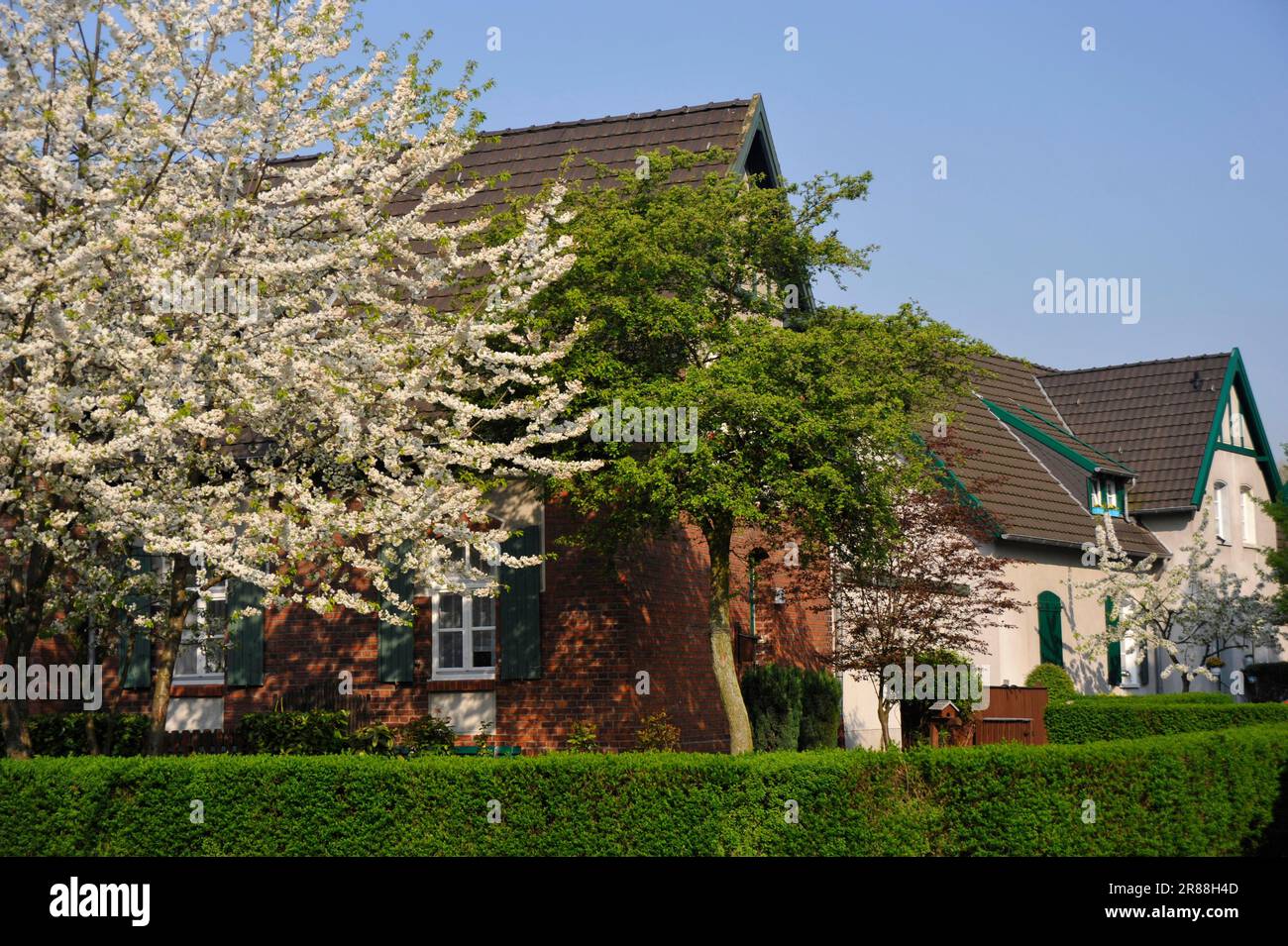 Meerbeck Colony, former Bergarbieter Settlement, Moers, Ruhr Area ...