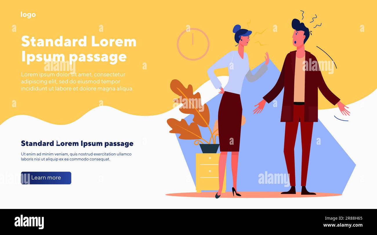 Criticizing employee hi-res stock photography and images - Alamy