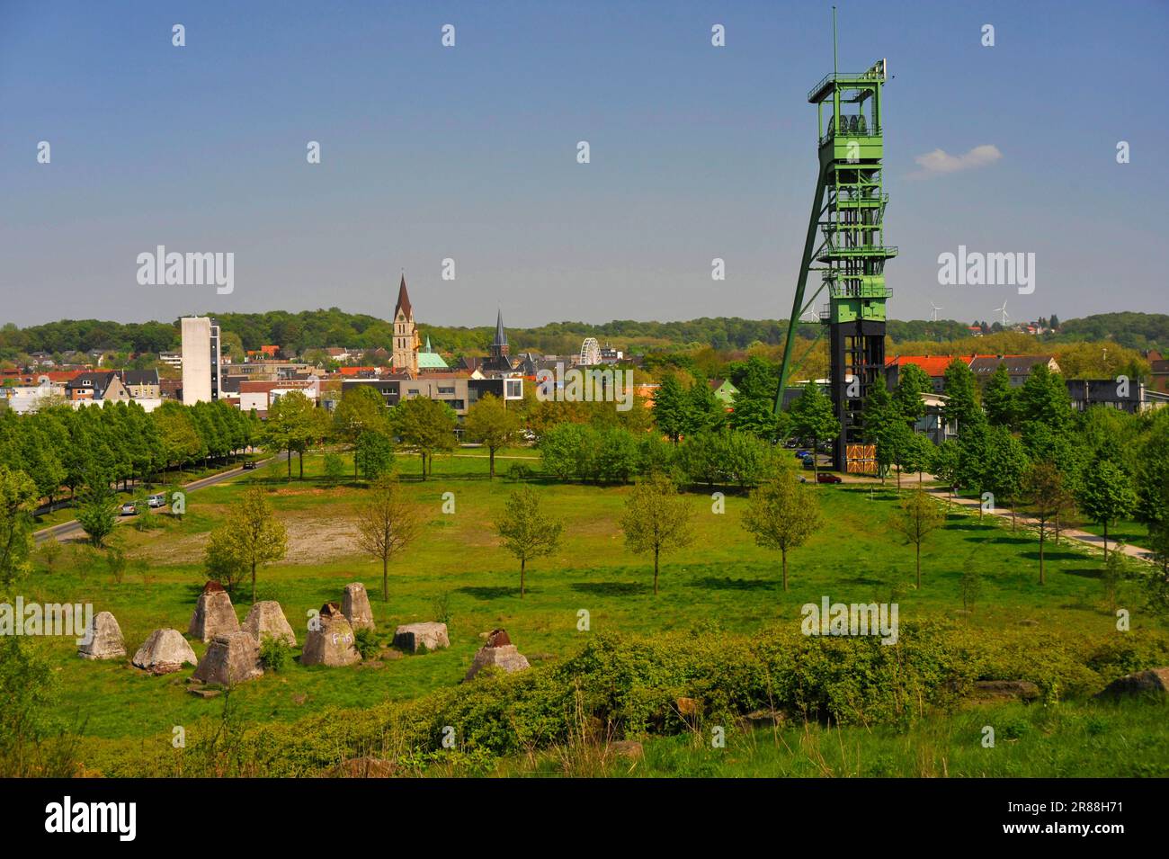 Former Erin Colliery, Erinpark, Castrop Rauxel, Ruhr Area, North Rhine ...