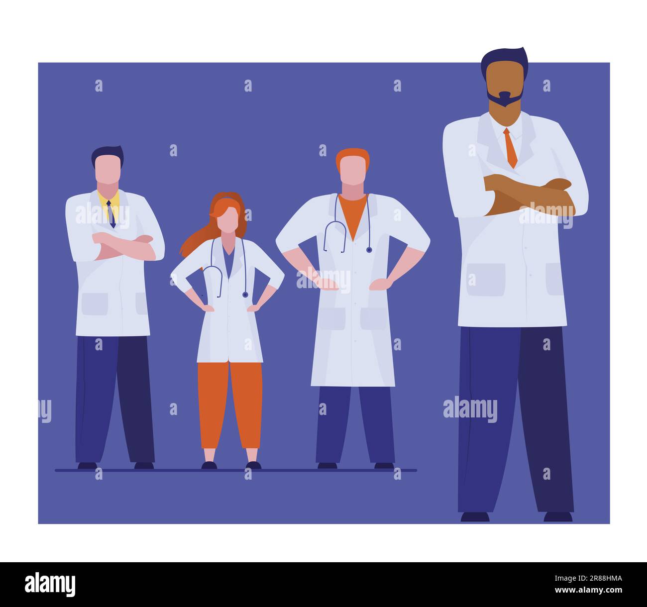 Hospital administrator Stock Vector Images - Alamy