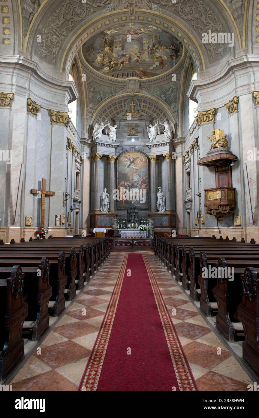 Ceiling frescoes by Franz Anton Maulpertsch, Great Church, Papa ...