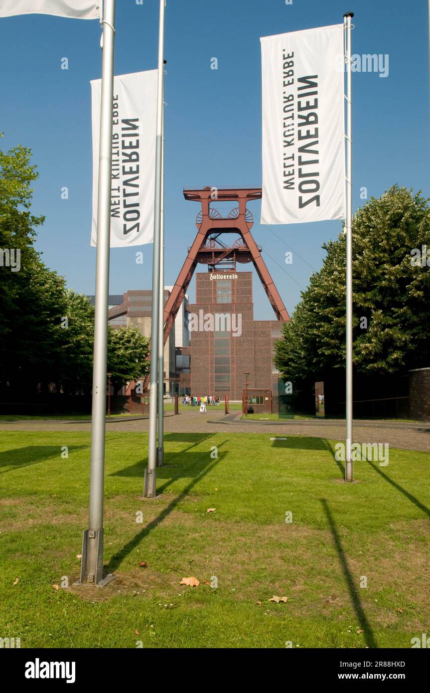 Industrial Monument Zollverein Colliery, Essen, Ruhr Area, North Rhine ...