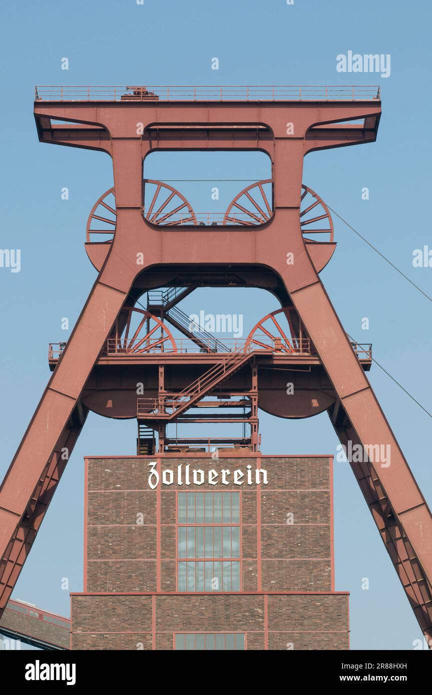 Industrial Monument Zollverein Colliery, Essen, Ruhr Area, North Rhine ...