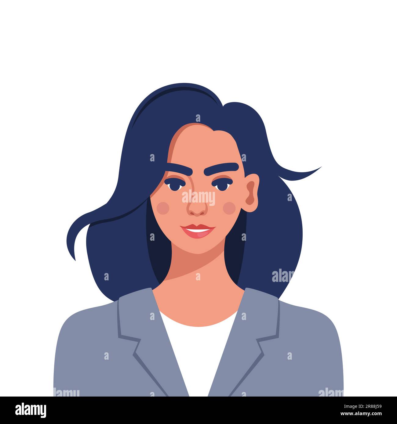 Businesswoman portrait. Beautiful woman in business suit. Employee of ...