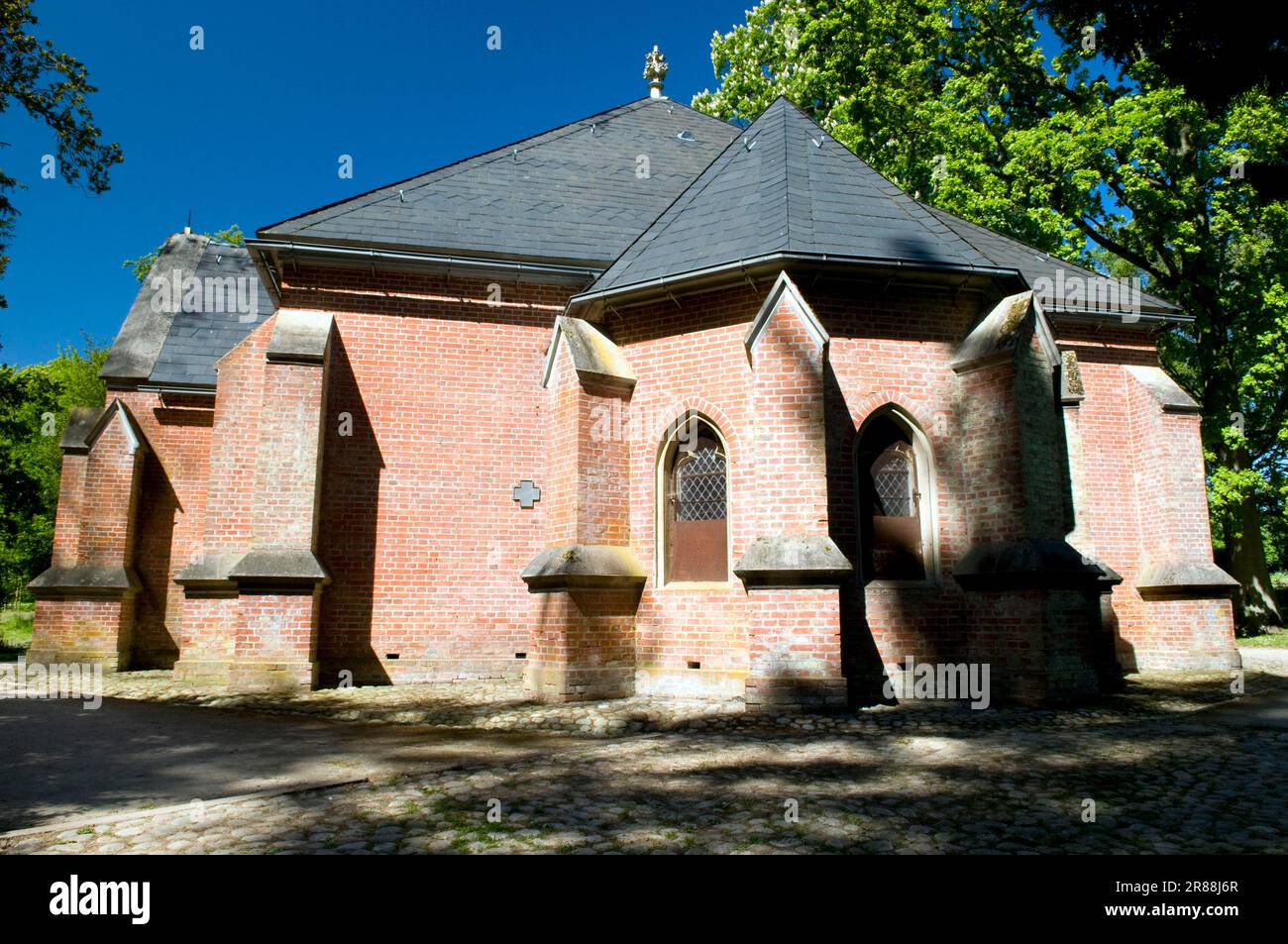 Mausoleum, Putbus Castle Park, Ruegen Island, Mecklenburg-Western ...