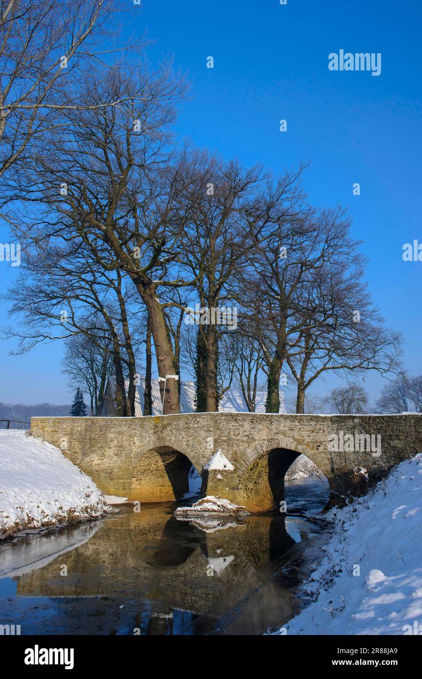 Roman Bridge, Hunteburg, Lower Saxony, Germany Stock Photo - Alamy