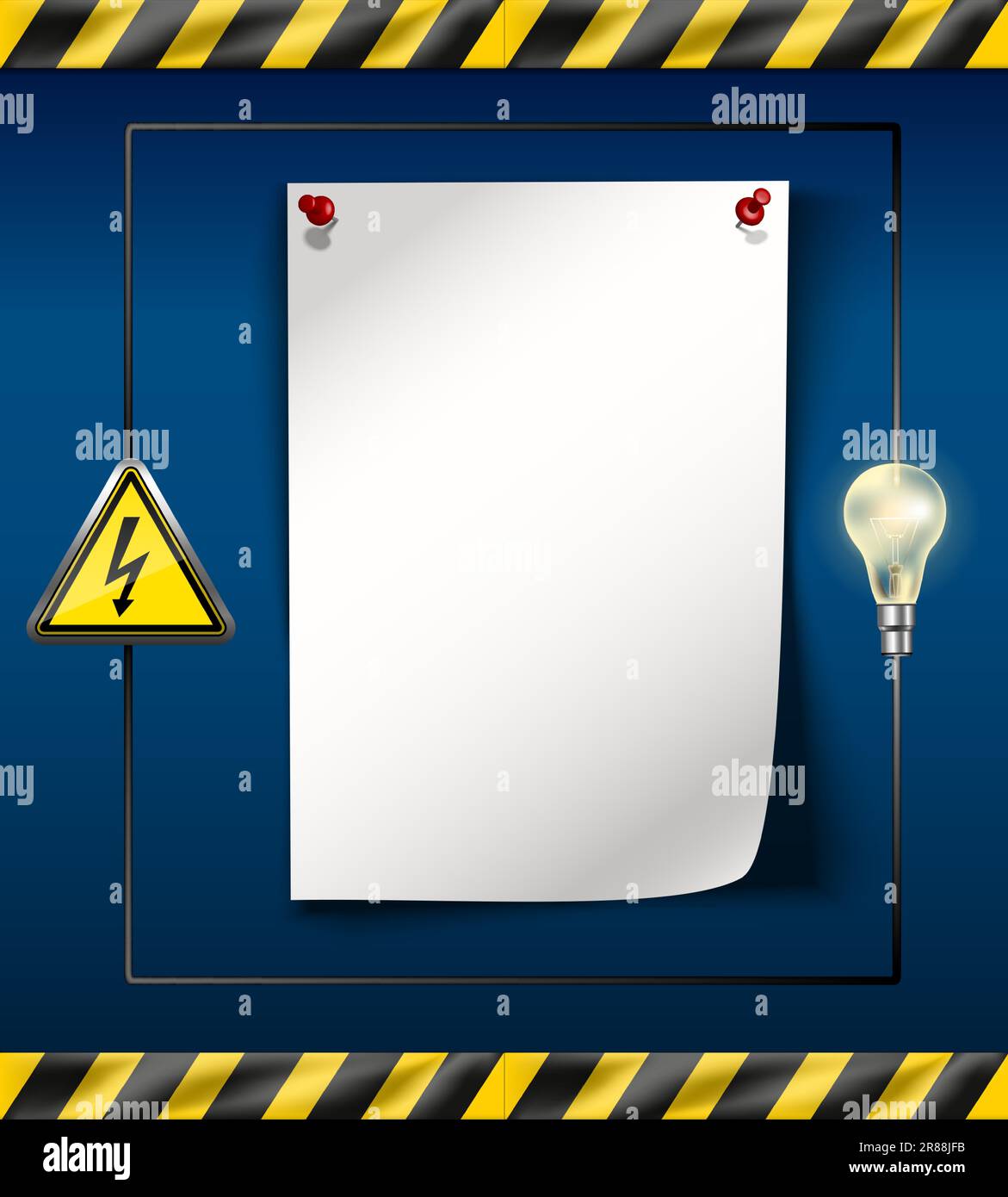 Electrification warning sign hi-res stock photography and images - Alamy