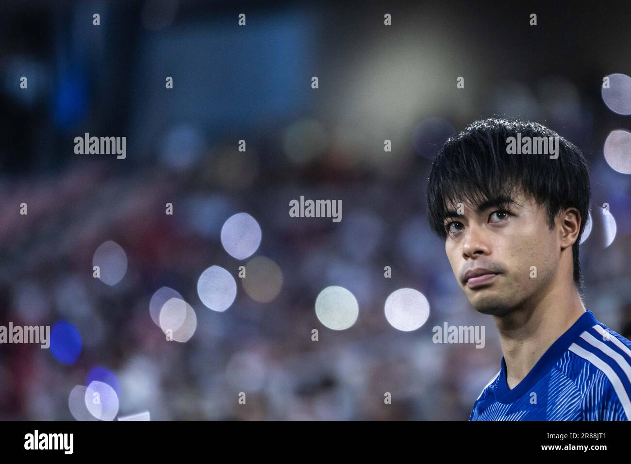 Japans Kaoru Mitoma During The Kirin Challenge Cup 2023 Match Between
