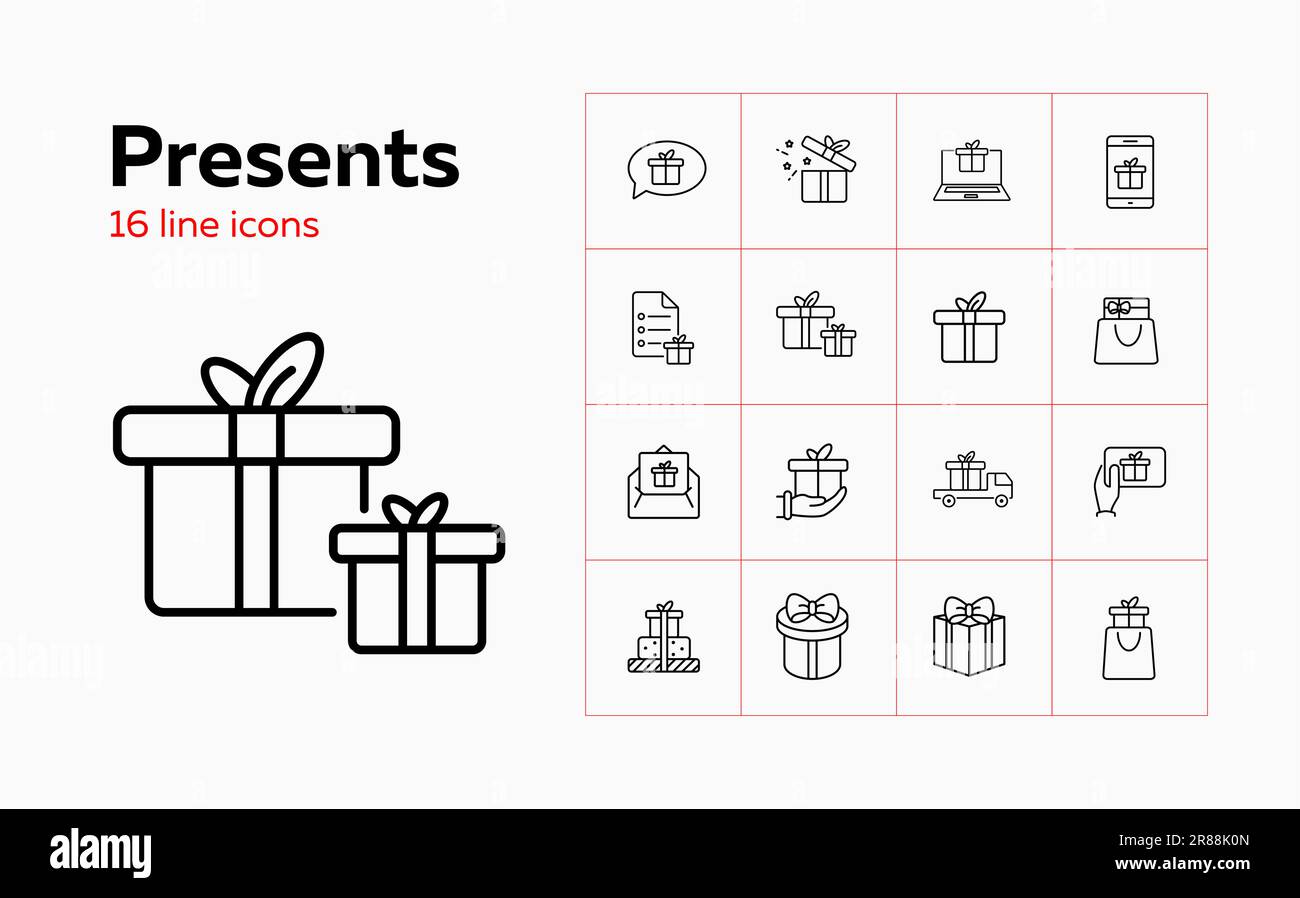 Computer gift boxes online Stock Vector Images - Alamy