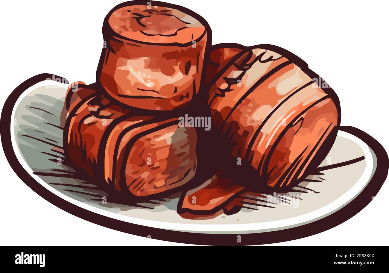 Rustic rolls Stock Vector Images - Alamy
