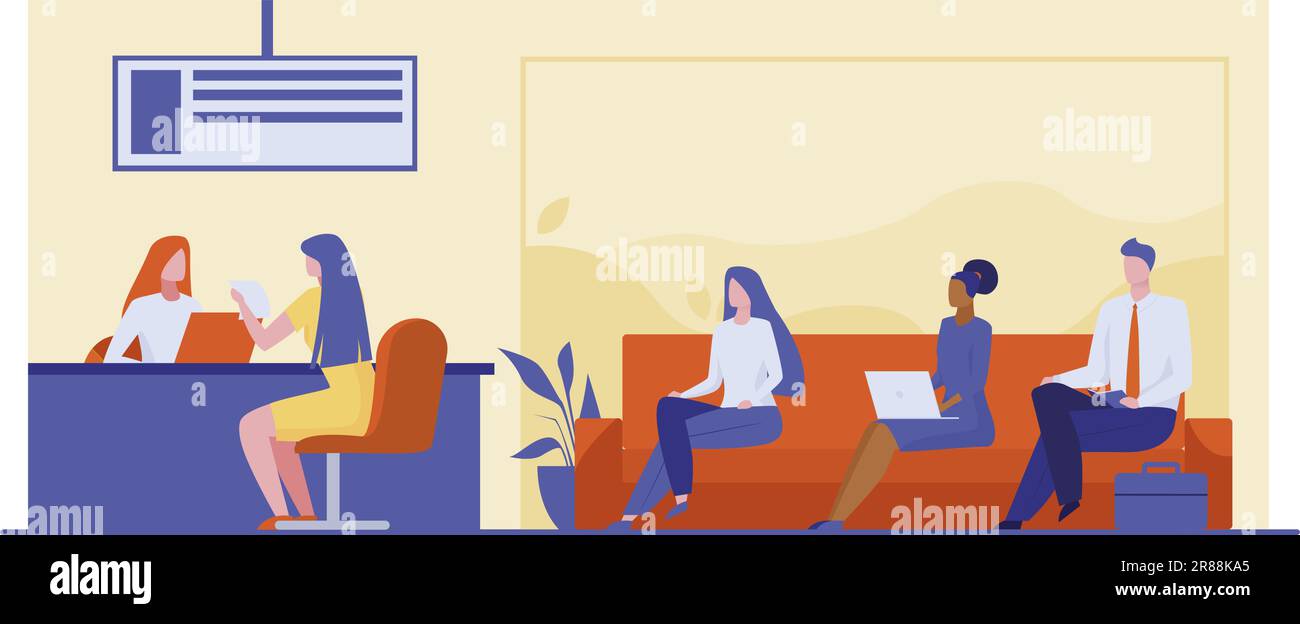 Client service bank reception Cut Out Stock Images & Pictures - Alamy