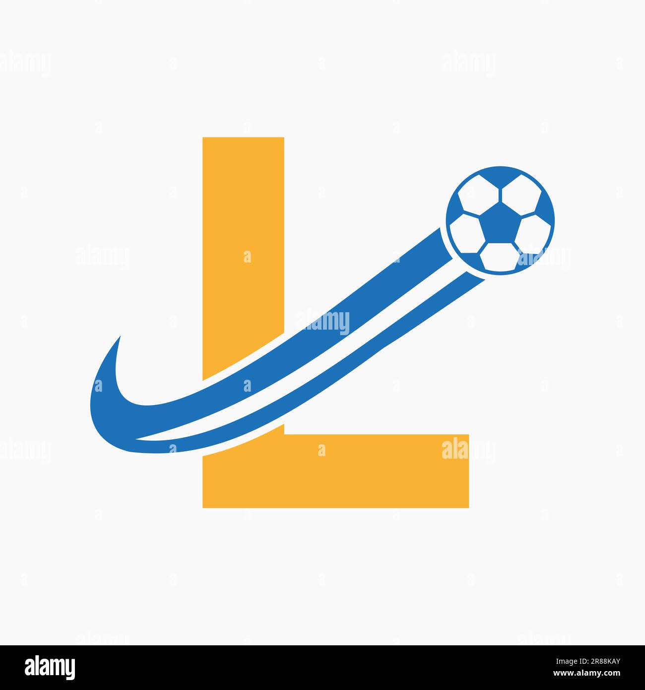 Logo football Stock Vector Images - Alamy