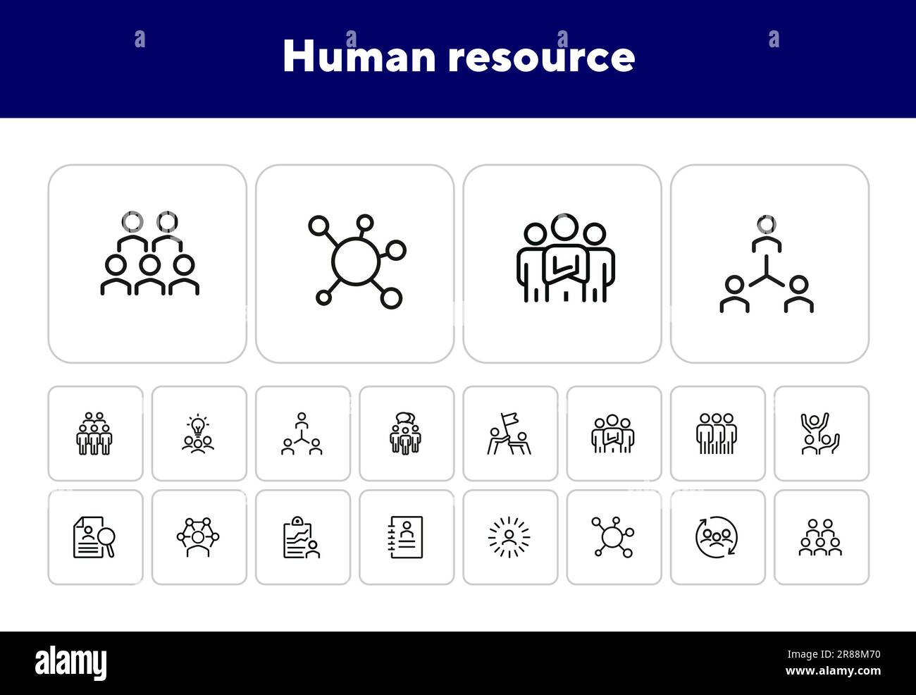 Human resource process Stock Vector Images - Alamy