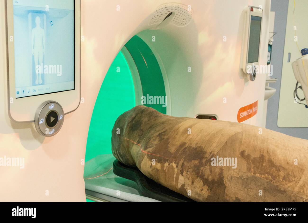 Ct scan of tutankhamun mummy skull hi-res stock photography and images - Alamy