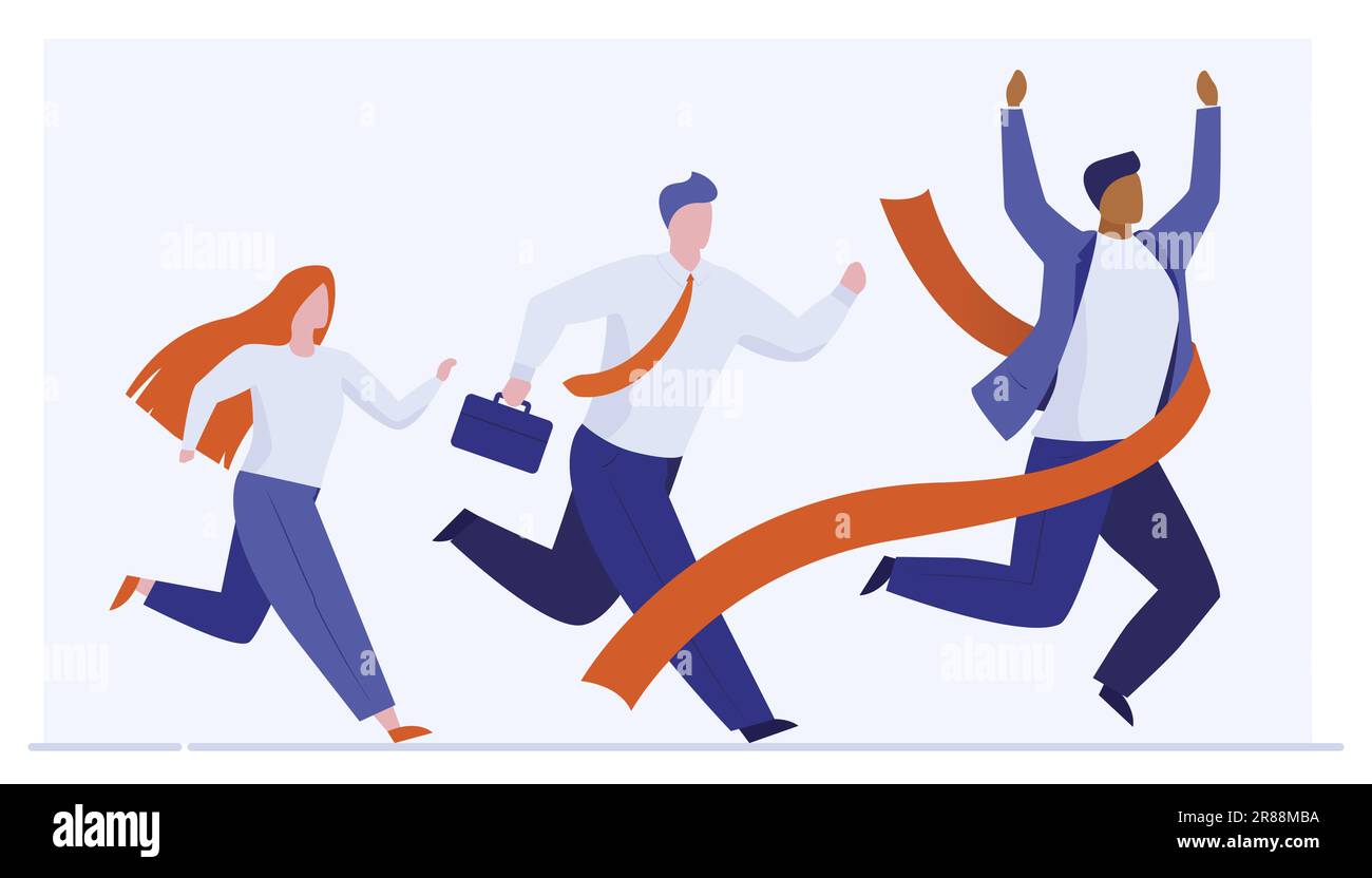 Business people competition Stock Vector Image & Art - Alamy