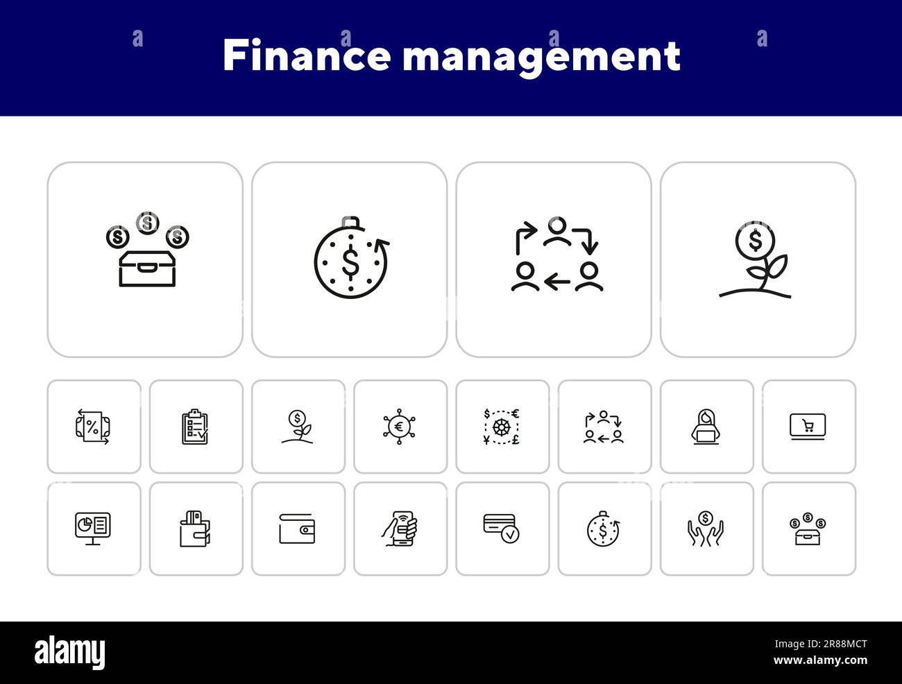 Minimal spending Stock Vector Images - Alamy