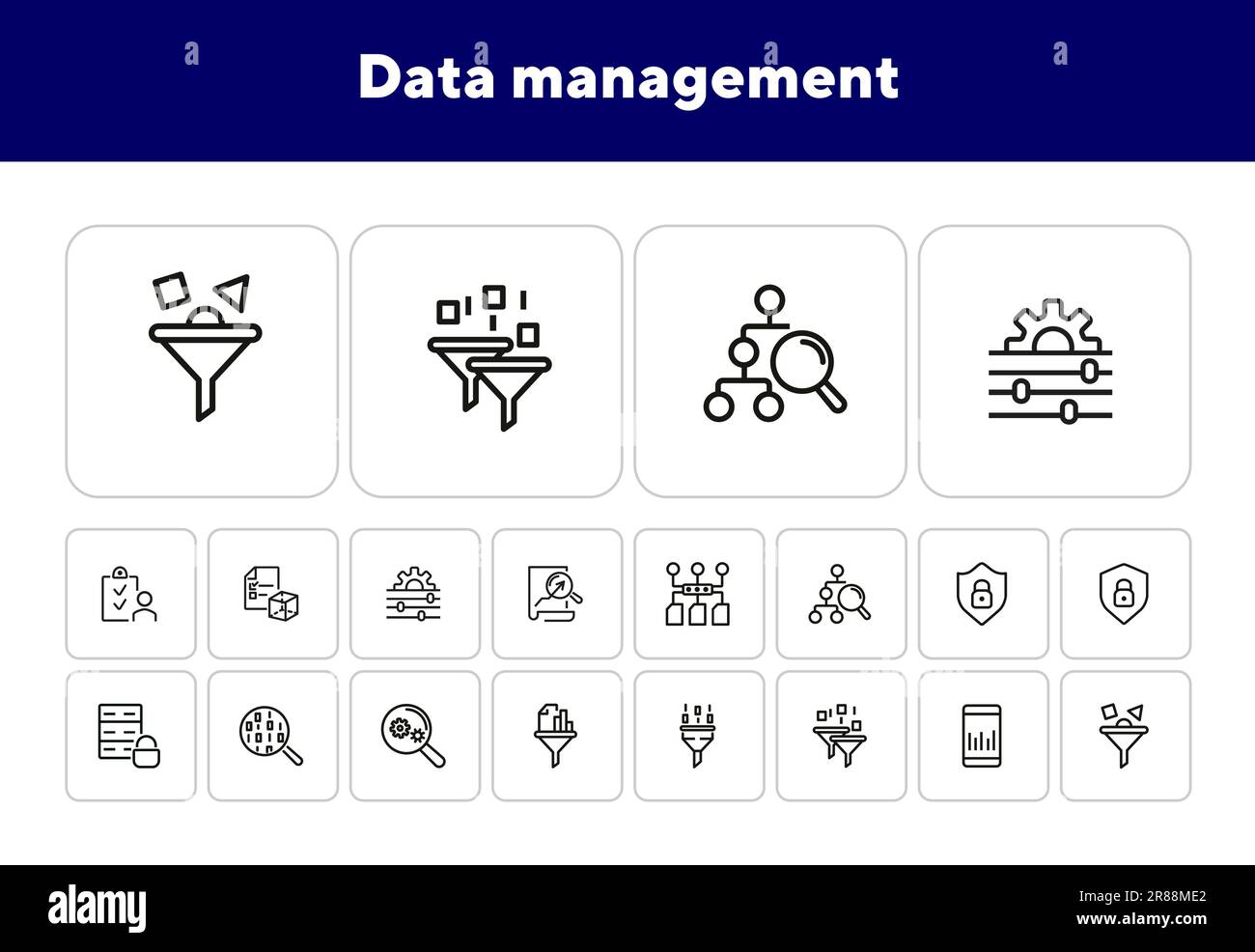 Management information system line Stock Vector Images - Alamy