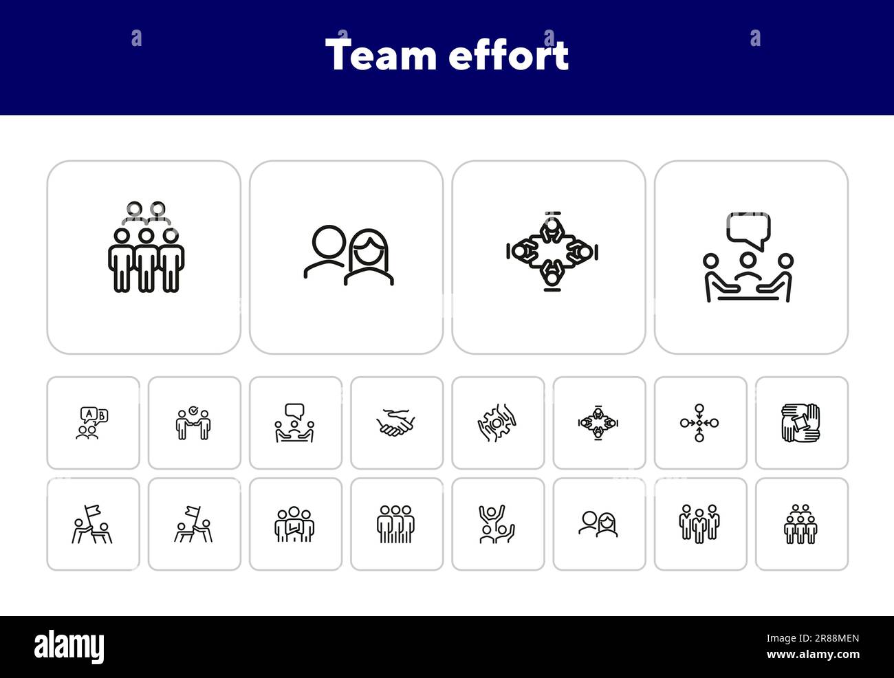 Unity of effort Stock Vector Images - Alamy