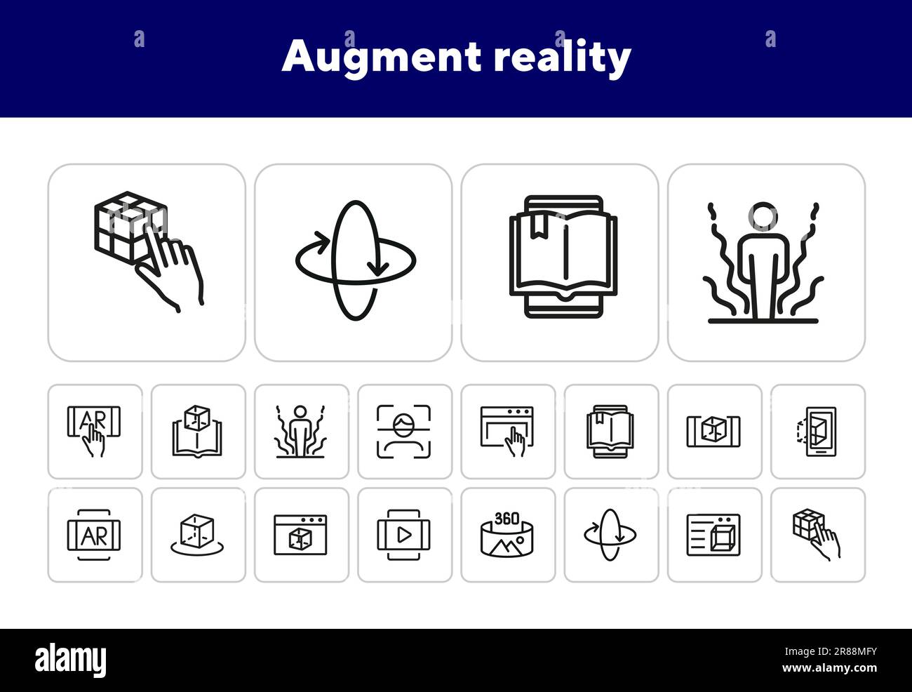 Digital reality logo Stock Vector Images - Alamy
