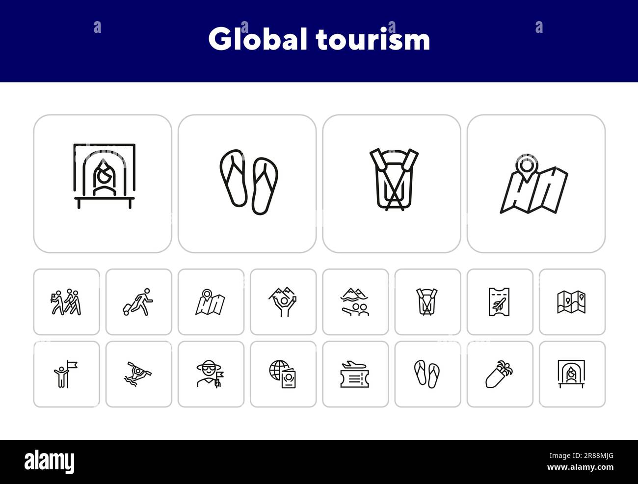 Global resort Stock Vector Images - Alamy
