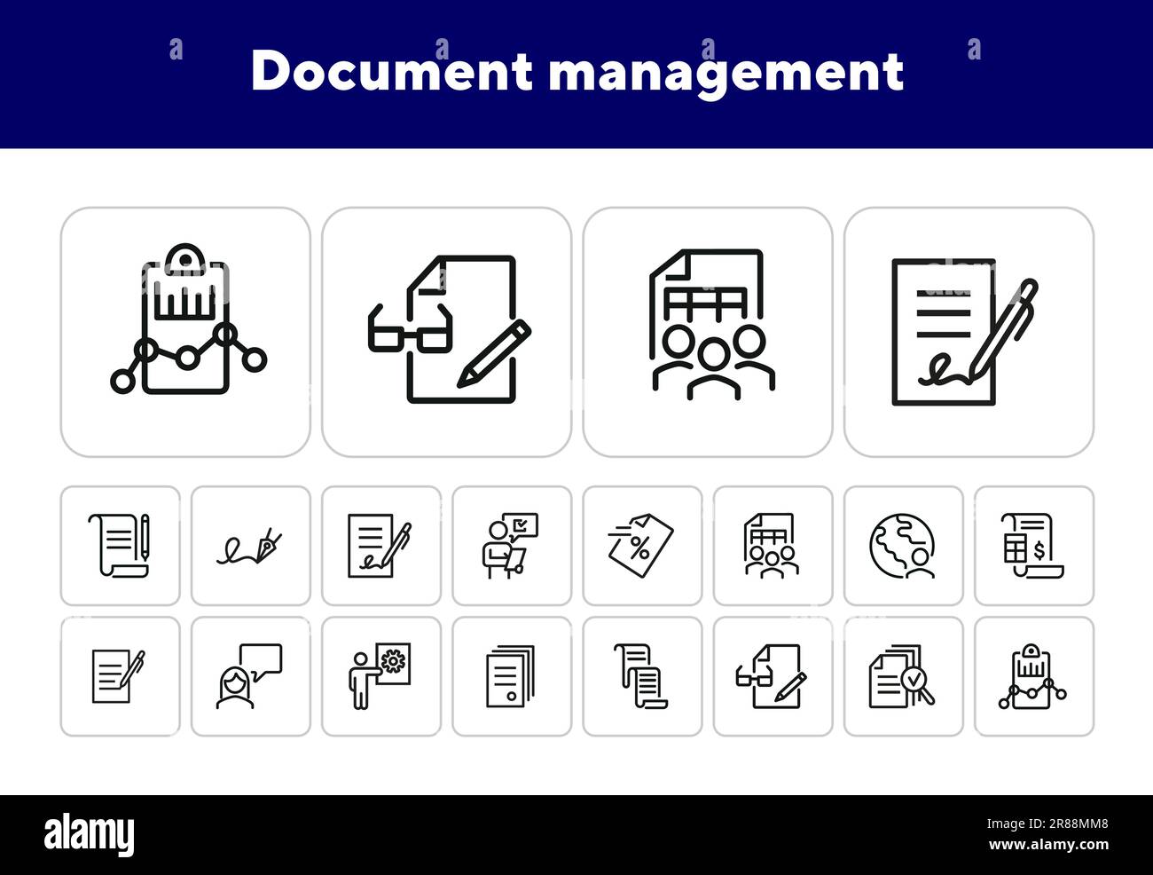 People presentation document in Stock Vector Images - Alamy