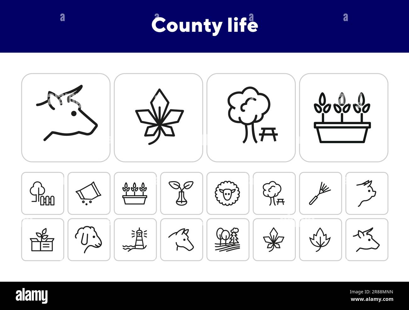 Outdoor cropping Stock Vector Images - Alamy