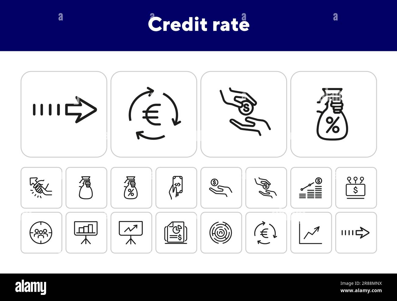 Inflation rate euro Stock Vector Images - Alamy
